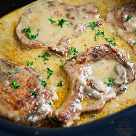 Smothered Pork Chops In The Crock Pot