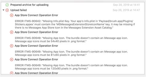 Ios Xcode 11 Cant See App Icons Pack Of Imessages Extension After