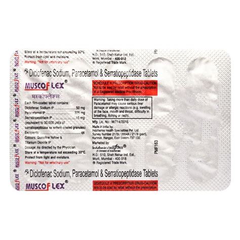 Buy Muscoflex Tablet 10s Online At Upto 25 Off Netmeds