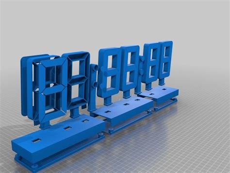 Seven Segment Led Clock Esp8266 Ws2812b By Jdobry Artofit
