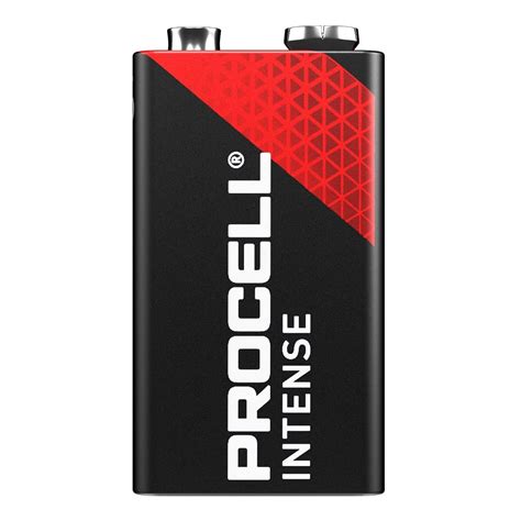 Duracell Procell Intense Pp3 9v Batteries Box Of 10 Cell Pack