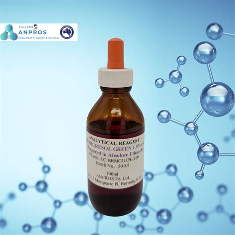 Bromocresol Green Indicator 1 Ethanol 100 Ml Anpros