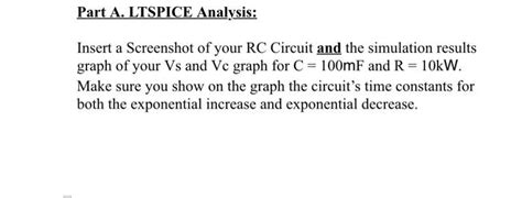 Solved Create Below Circuit In Figure 8 5 In Ltspice Please