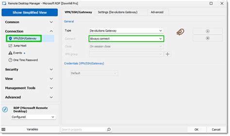 Devolutions Gateway Configuration In Remote Desktop Manager