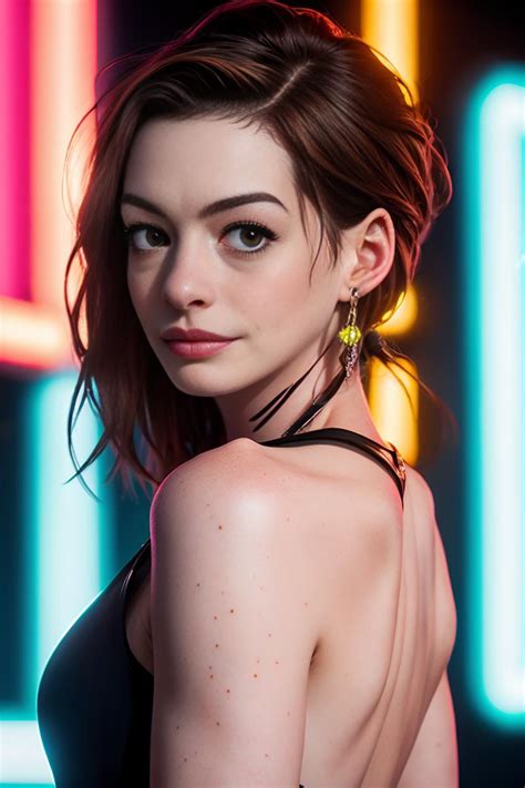 Anne Hathaway Portrait Images Generated With Ai