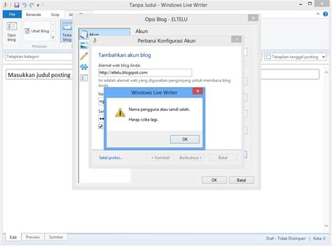 Eltelu Cara Mengatasi Error Atau Masalah Yang Terjadi Pada Windows Live Writer