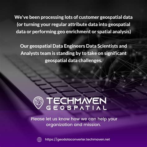 Tech Maven Geospatial On Linkedin Weve Been Processing Lots Of Customer Geospatial Data Or