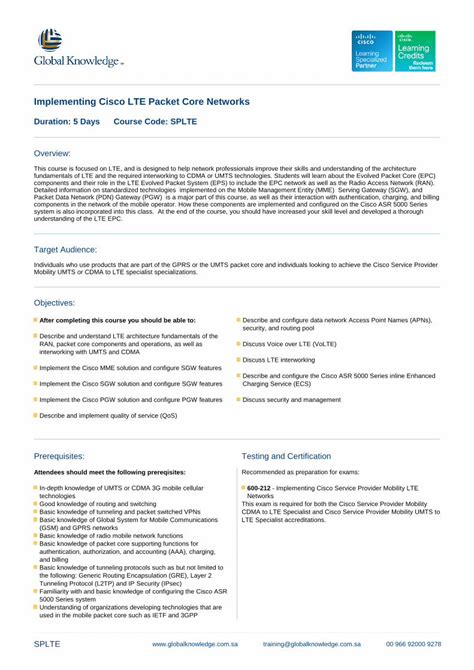 Pdf Course Overviews Sa