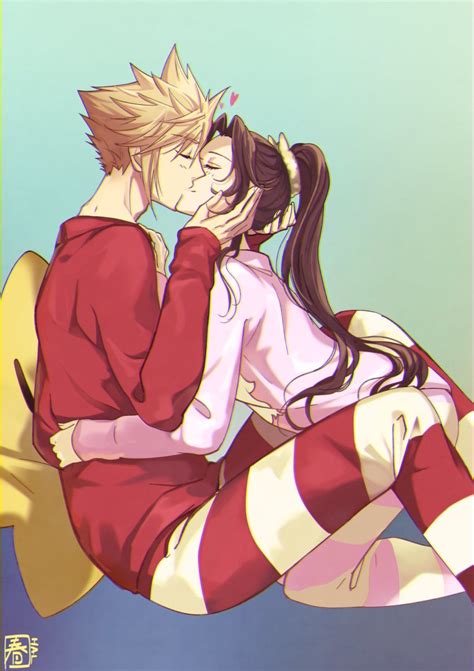 Halu Ca Aerith Gainsborough Cloud Strife Final Fantasy Final Fantasy Vii Final Fantasy Vii