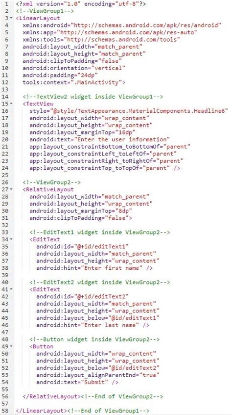Xml Android Frontend Basics Xml Stands For Extensible Markup By