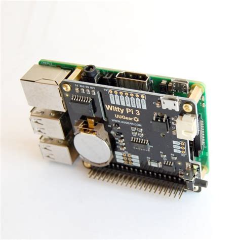 Witty Pi 3 Rev1 Realtime Clock And Power Management For Raspberry Pi Uugear