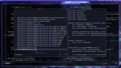 Vim Like Terminal Calendar C Showcase Youtube