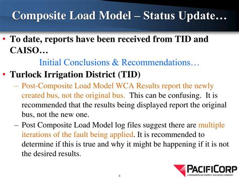 ppt composite load model implementation update powerpoint