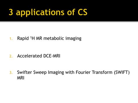 Introduction To Compressed Sensing Mri Pdf