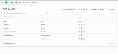 Cdb List Error Generating Csv Maximum Call Stack Size Exceeded · Issue 3712 · Wazuhwazuh