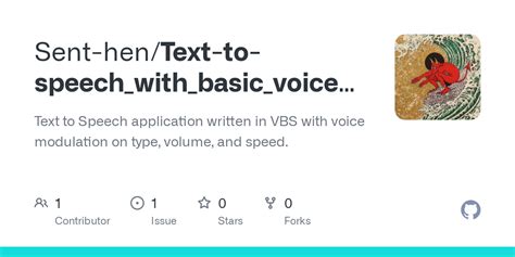 github sent hen text to speech with basic voice modulation text to
