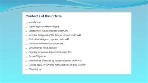 Advance Authorization Scheme Aaspptx 2 Pdf Commodities Economy