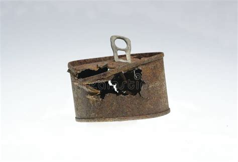 Rusty Tin Can Rusting After A Rainy Season Stock Image Image Of Destroy Brown