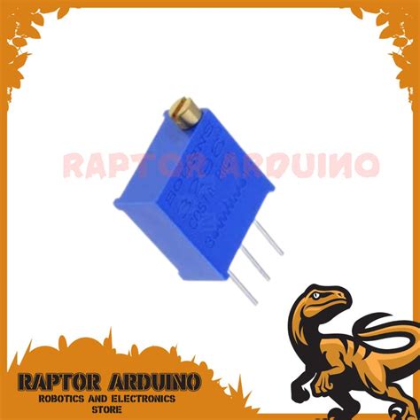 Jual 3296w 101 100r 100 Ohm Multi Turn Adj Trimmer Potentiometer 3296