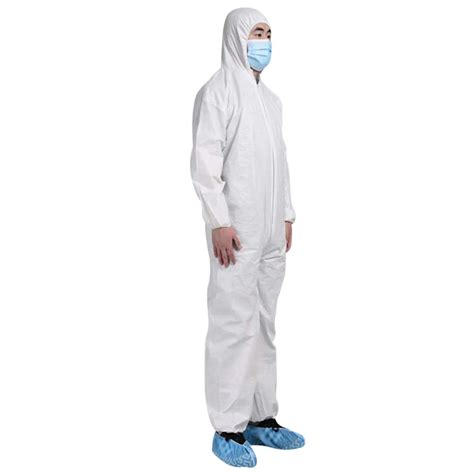 恒明医用隔离衣医护人员防护服带帽连体式防护一次性服全身隔离衣 虎窝淘