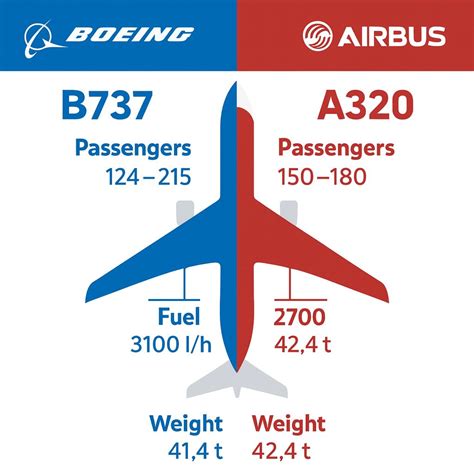 Aerospace Boeing 737 Vs Airbus A320 B737 Carries 124 215 Passengers