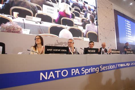 საქართველოს პარლამენტი 🔊 ნატოს საპარლამენტო ასამბლეის საგაზაფხულო სესია რომელსაც ოთხი დღის