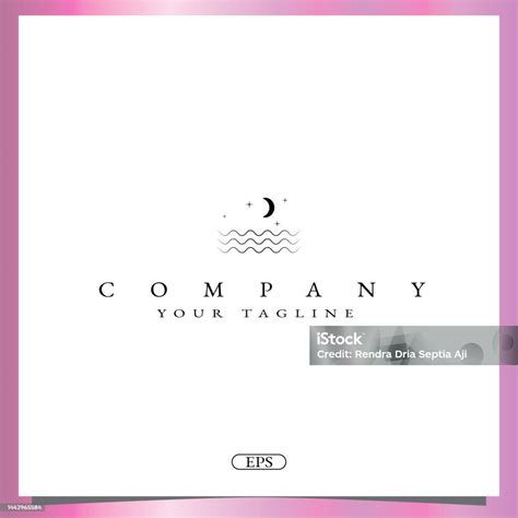 바다 로고 프리미엄 우아한 템플릿 벡터 Eps 10 0명에 대한 스톡 벡터 아트 및 기타 이미지 0명 강 개념 Istock