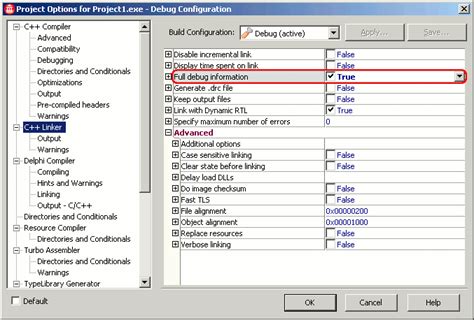 Compiler Settings For Embarcadero Cbuilder Xe Aqtime Documentation