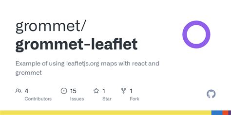 Github Grommetgrommet Leaflet Example Of Using Maps With React And Grommet