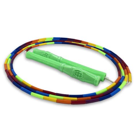 Радужная бисерная скакалка Hexagon Rainbow