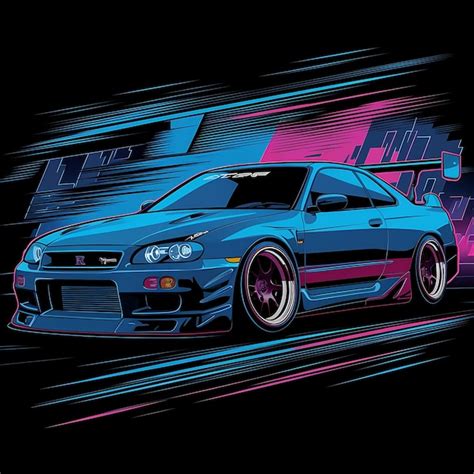 Nissan Gtr R34 Premium Ai Generated Image