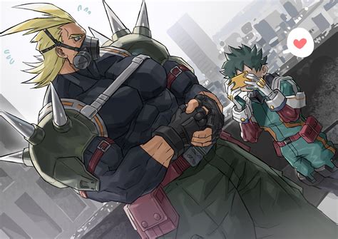 Midoriya Izuku And All Might Boku No Hero Academia Drawn By Ellischestert Danbooru