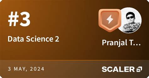 Pranjal Tiwari On Linkedin Excited To Share That I Secured 3rd Place