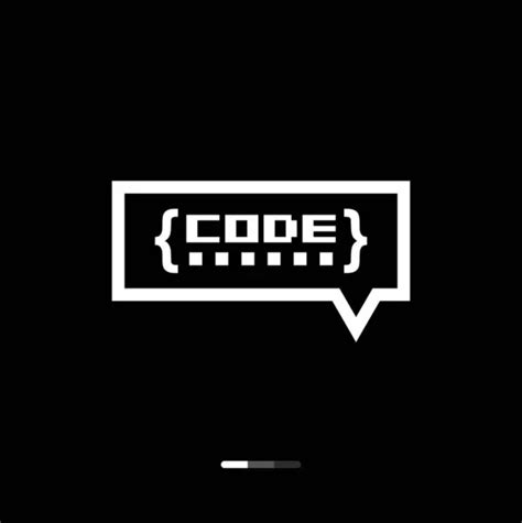 Logo Coding Vector Programmer Logo Icon Technology Symbol Code Logo