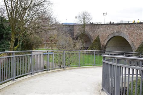 Curved Bridge Stock Image Image Of Garden Property 350708457