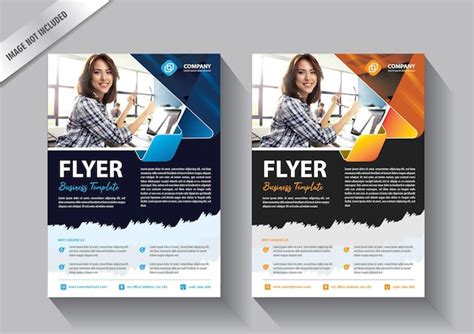 연례 보고서 디자인을위한 전단지 브로셔 비즈니스 템플릿 프리미엄 벡터