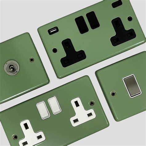 Sage Green Sockets And Switches From Socket Store