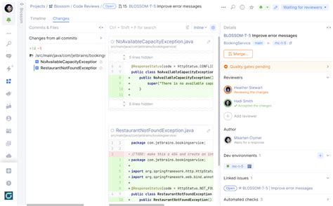 Space Code Reviews Available From Jetbrains Ides Space Ui Or Mobile