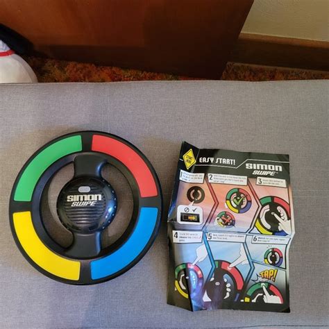 Hasbro Toys Simon Says Swipe Electronic Handheld Memory Game Toy Hasbro Tested Works