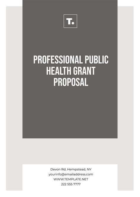 Free Printable Grant Proposal Template To Edit Online