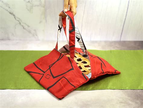 Diy Fabric Pie Carrier How To Sew A French Pie Carrier Video ⋆