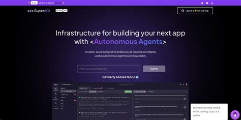 Superagi Infrastructure For Building Your Next App With Autonomous Agents
