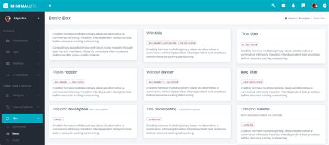 Minimal Lite Responsive Bootstrap 4 Admin Template