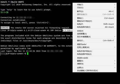 Termius是不是没有右键菜单呀？ 搞七捻三 Linux Do