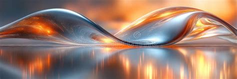 Futuristic Abstract 3d Fluids With Metallic And Organic Textures Dynamic Iridescent And