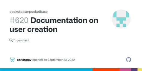 documentation on user creation · issue 620 · pocketbase pocketbase