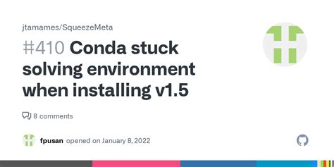 Conda Stuck Solving Environment When Installing V Issue Jtamames SqueezeMeta GitHub