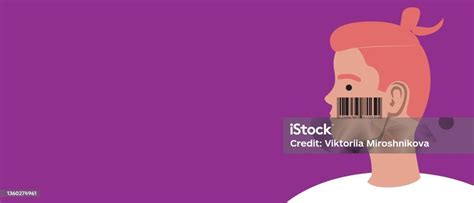 바코드 복사 공간 템플릿 텍스트 공간이 있는 디지털 스캔을 위한 코드로 인간 인식의 개념으로 플랫 벡터 스톡 일러스트레이션을 사용하는 사람 개념에 대한 스톡 벡터 아트 및