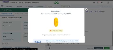 manish yadav on linkedin geeksforgeeks geek drgvishwanathanchallenge