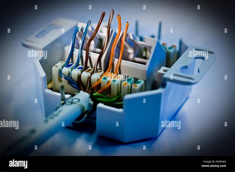 Open Network Socket Stock Photo Alamy